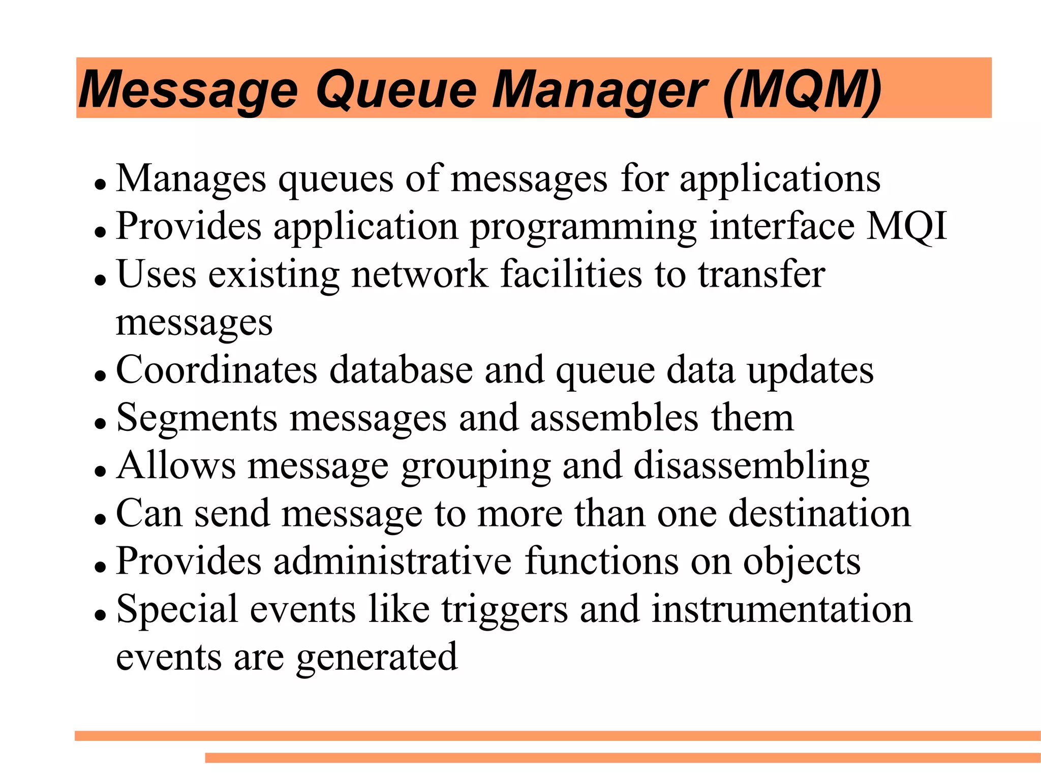 Websphere MQ (MQSeries) fundamentals | PDF | Operating Systems | Computer Software and Applications