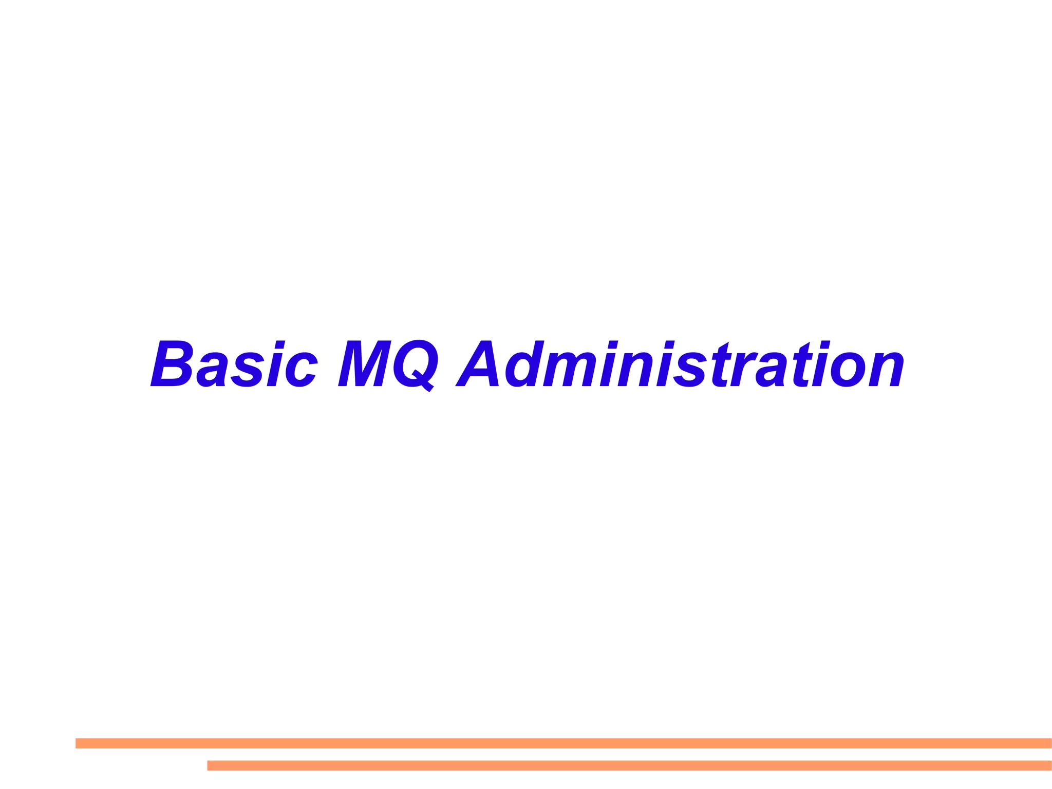 Websphere MQ (MQSeries) fundamentals | PDF | Operating Systems | Computer Software and Applications