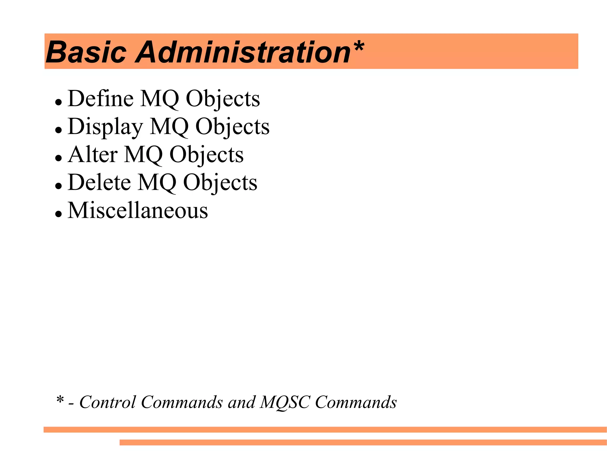 Websphere MQ (MQSeries) fundamentals | PDF | Operating Systems | Computer Software and Applications
