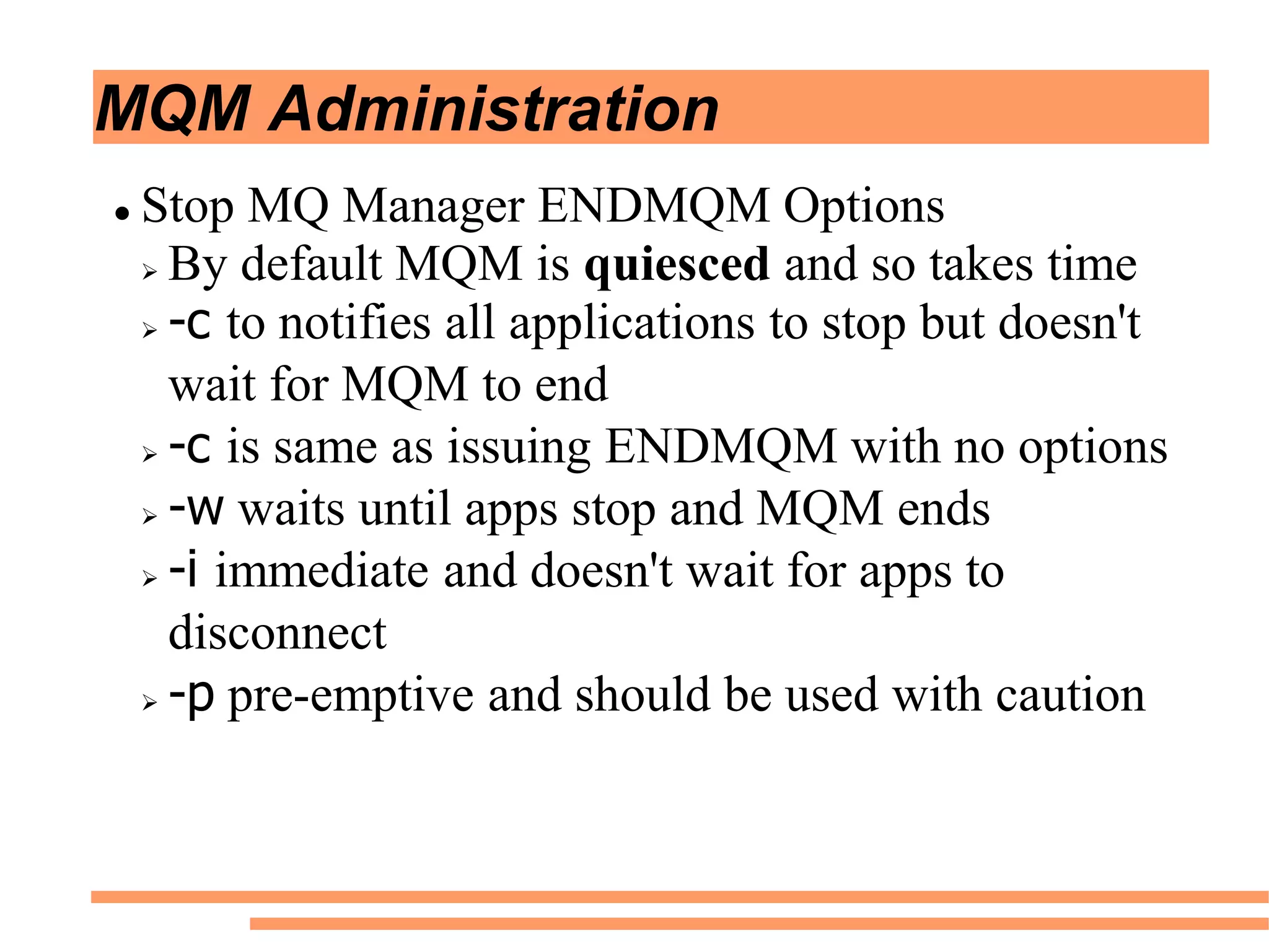 Websphere MQ (MQSeries) fundamentals | PDF