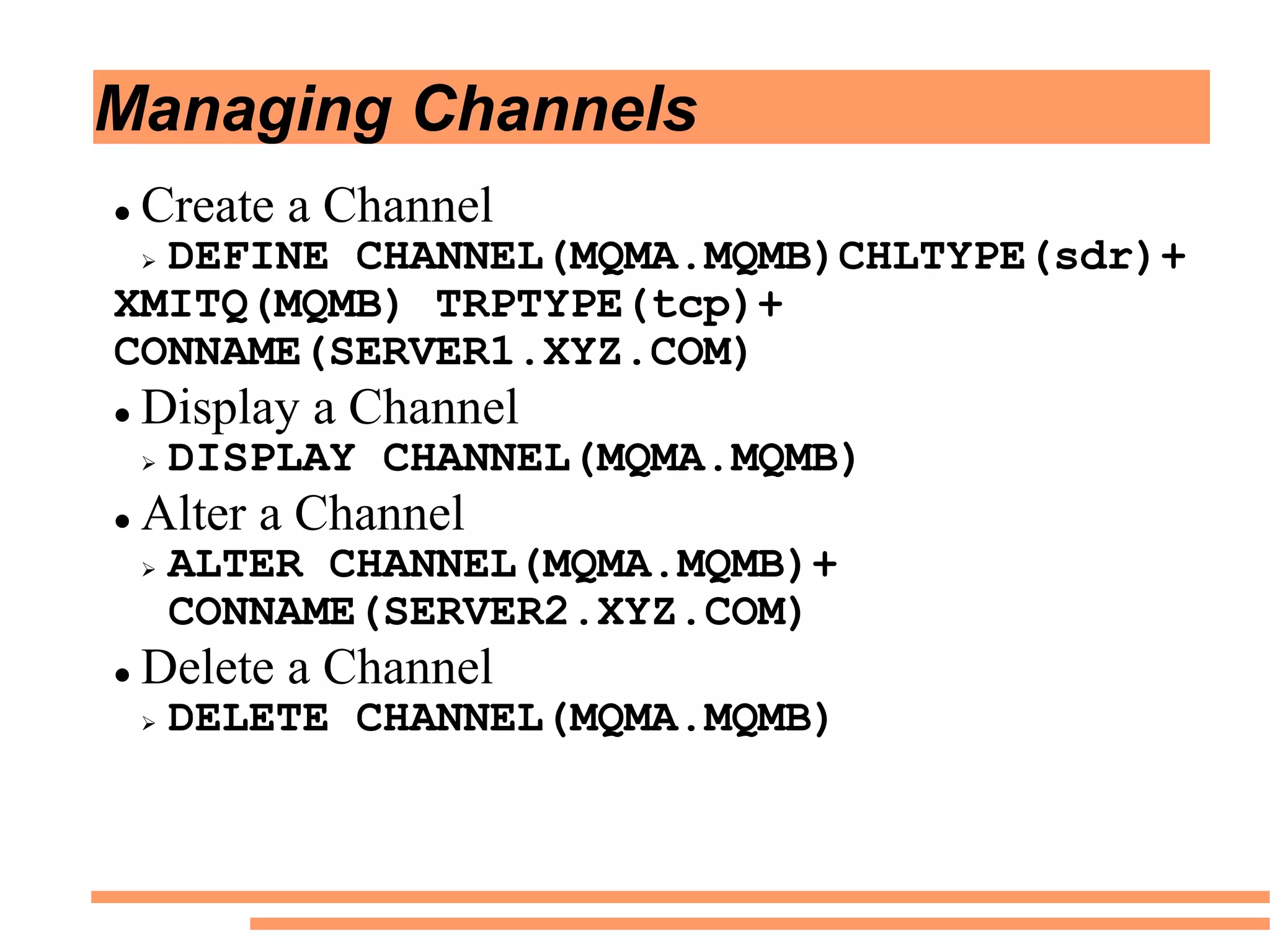 Websphere MQ (MQSeries) fundamentals | PDF | Operating Systems | Computer Software and Applications