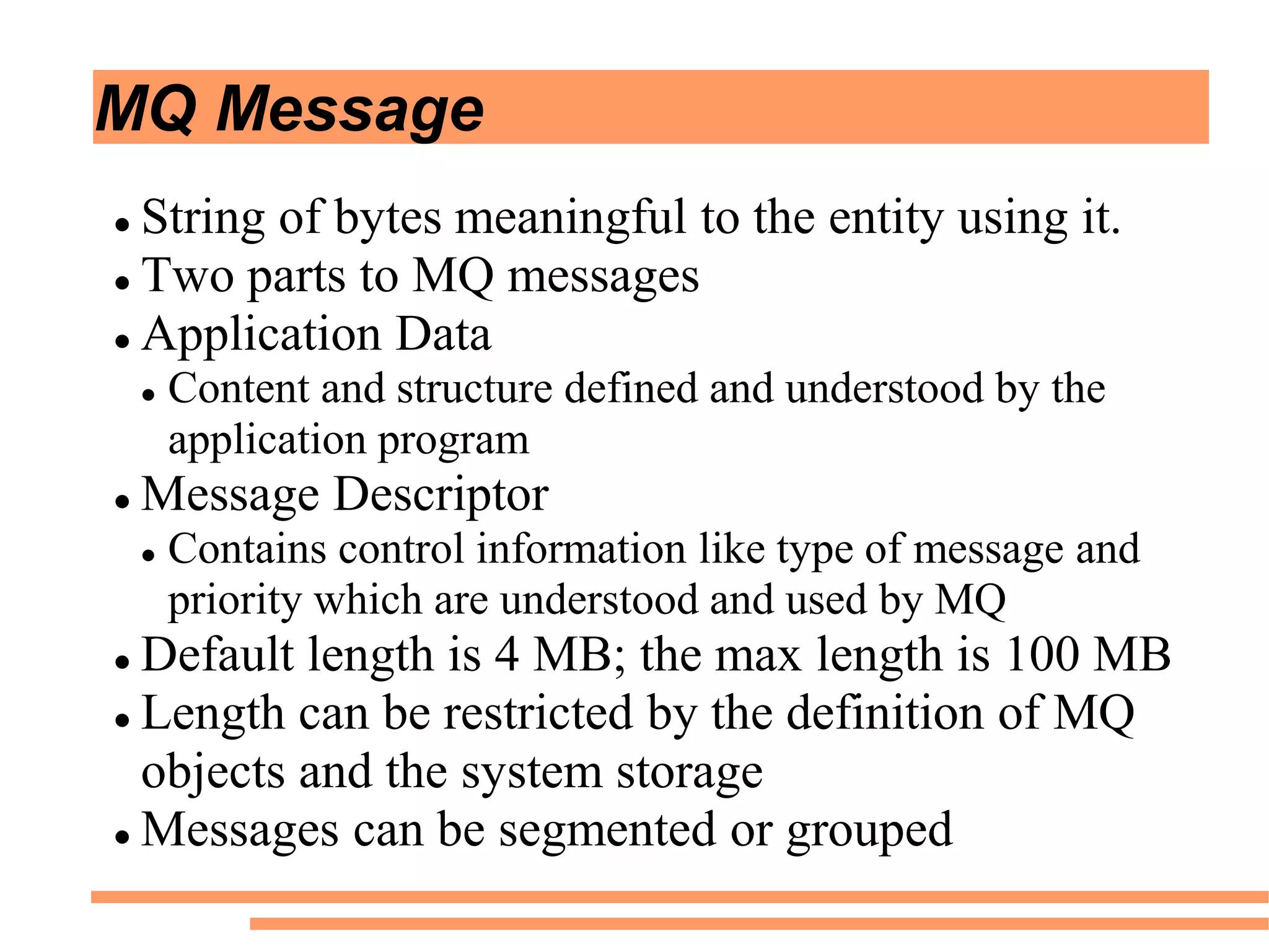 Websphere MQ (MQSeries) fundamentals | PDF | Operating Systems | Computer Software and Applications