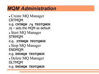 Websphere MQ (MQSeries) fundamentals | PDF