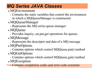 Websphere MQ (MQSeries) fundamentals | PDF