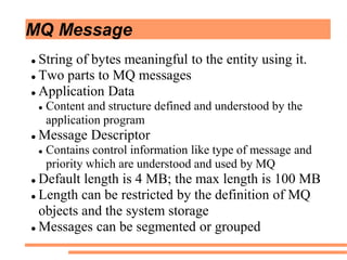 Websphere MQ (MQSeries) fundamentals | PDF