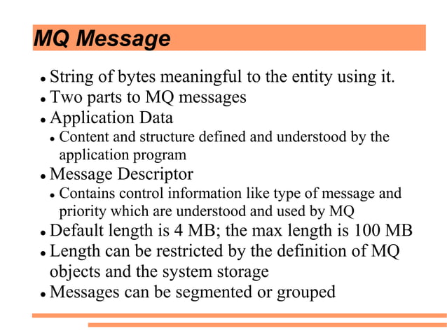 Websphere MQ (MQSeries) fundamentals | PDF | Operating Systems ...