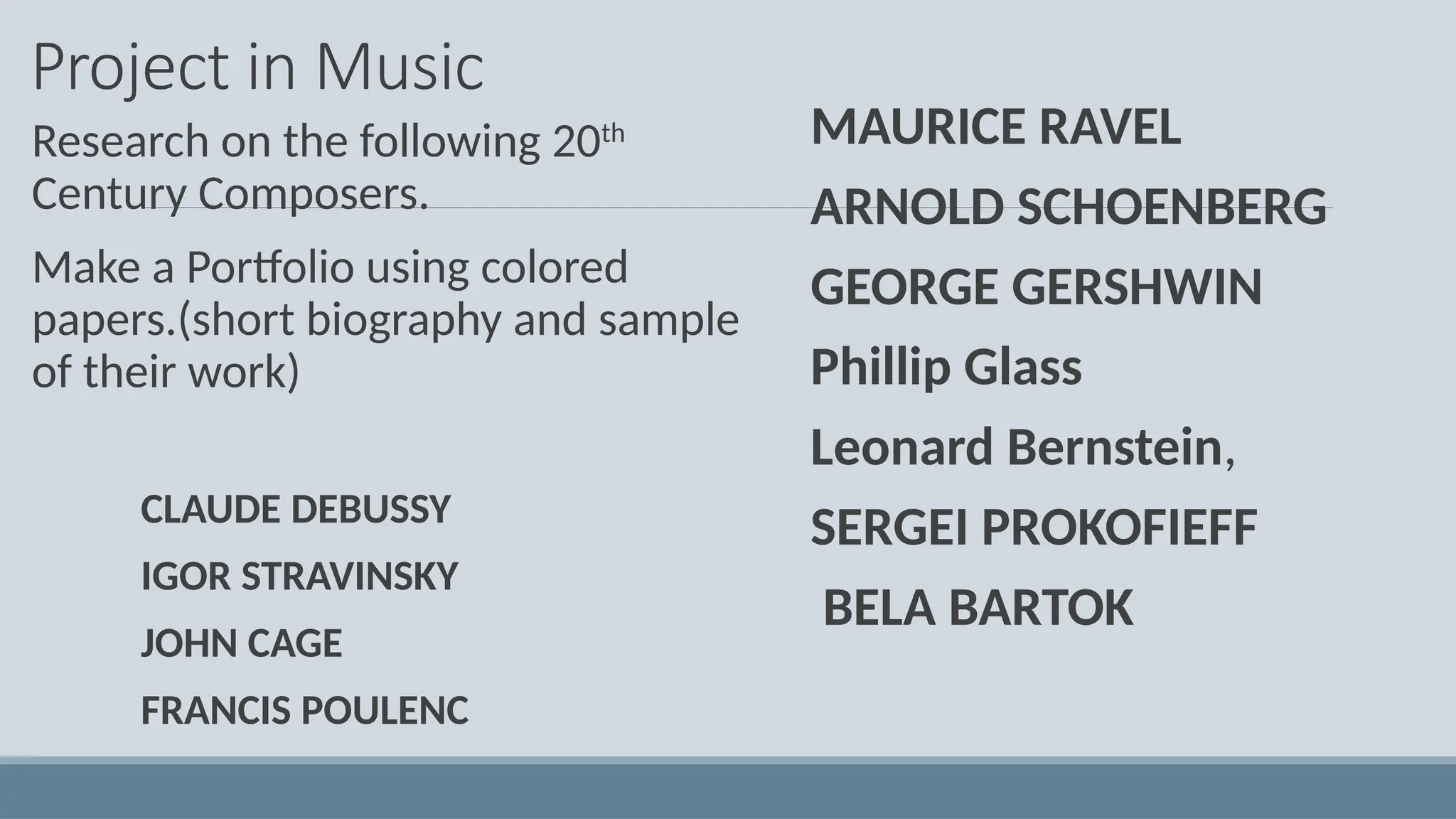 music and MQ1 20TH CENTURY MUSICAL STYLES.pptx