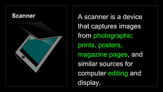 Input devices Of Computer | PPTX