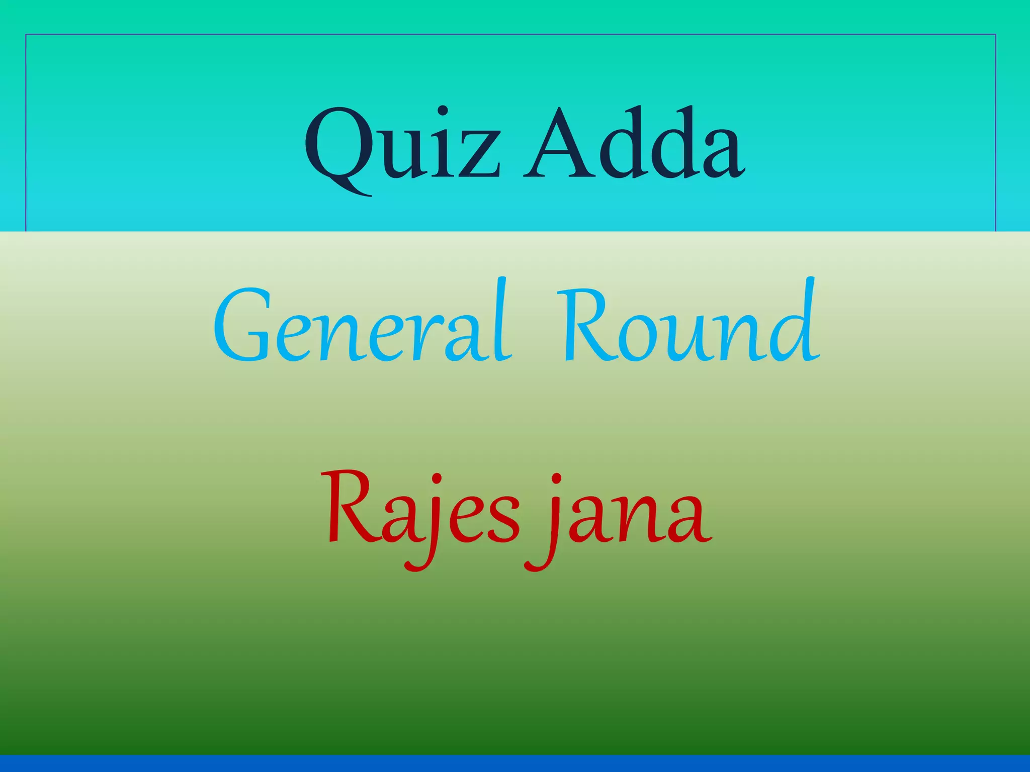 Quiz Adda | PPTX