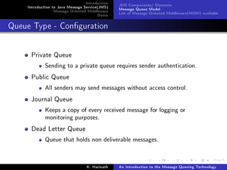 An Introduction to the Message Queuning Technology | PDF