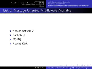 An Introduction to the Message Queuning Technology | PDF