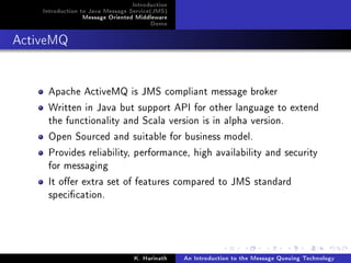 An Introduction to the Message Queuning Technology | PDF