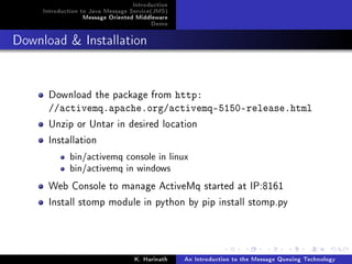 An Introduction to the Message Queuning Technology | PDF