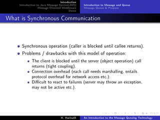 An Introduction to the Message Queuning Technology | PDF