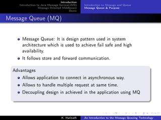 An Introduction to the Message Queuning Technology | PDF