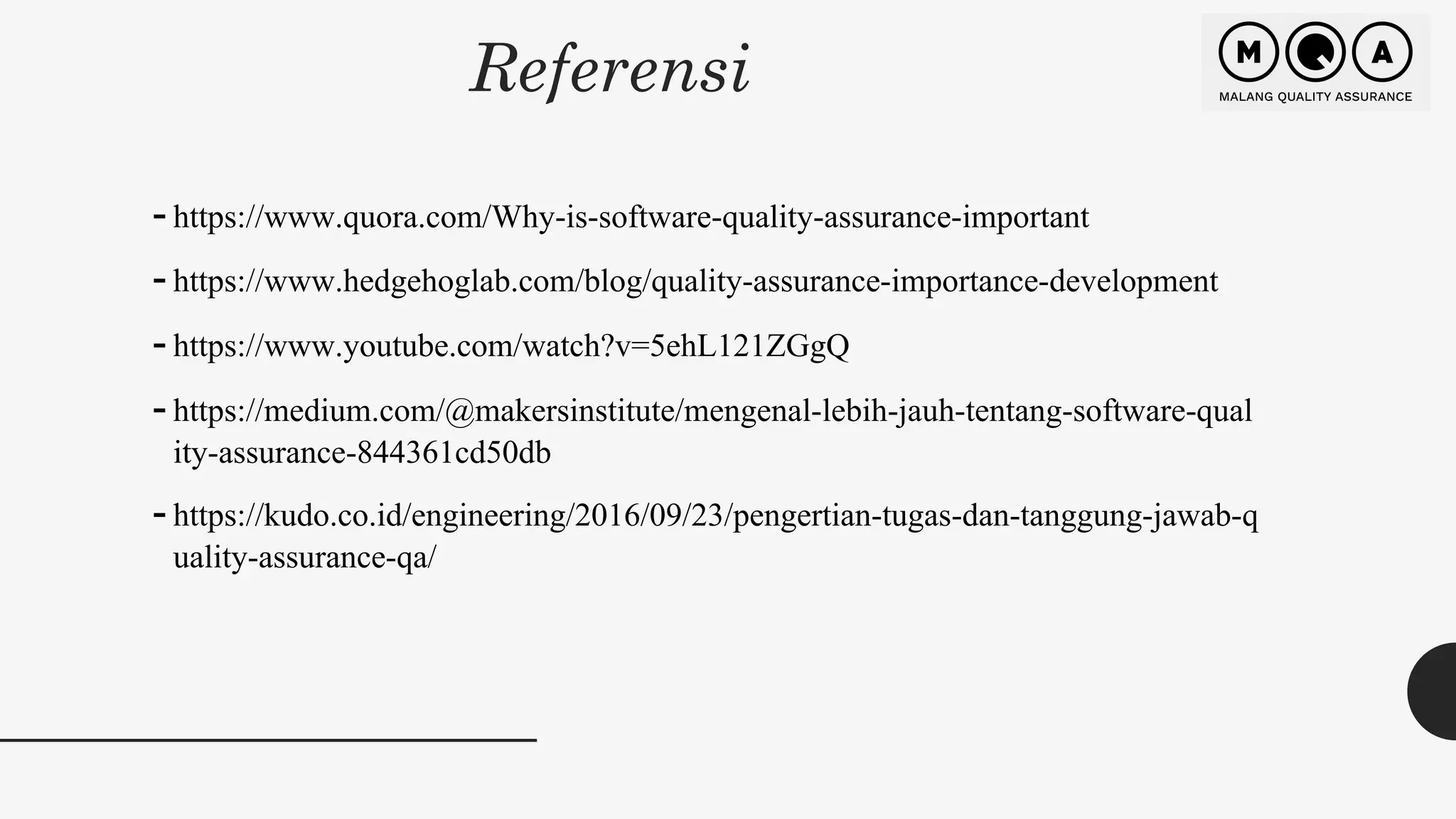 Meetup #1 - Introduction to Software Quality Assurance | PDF