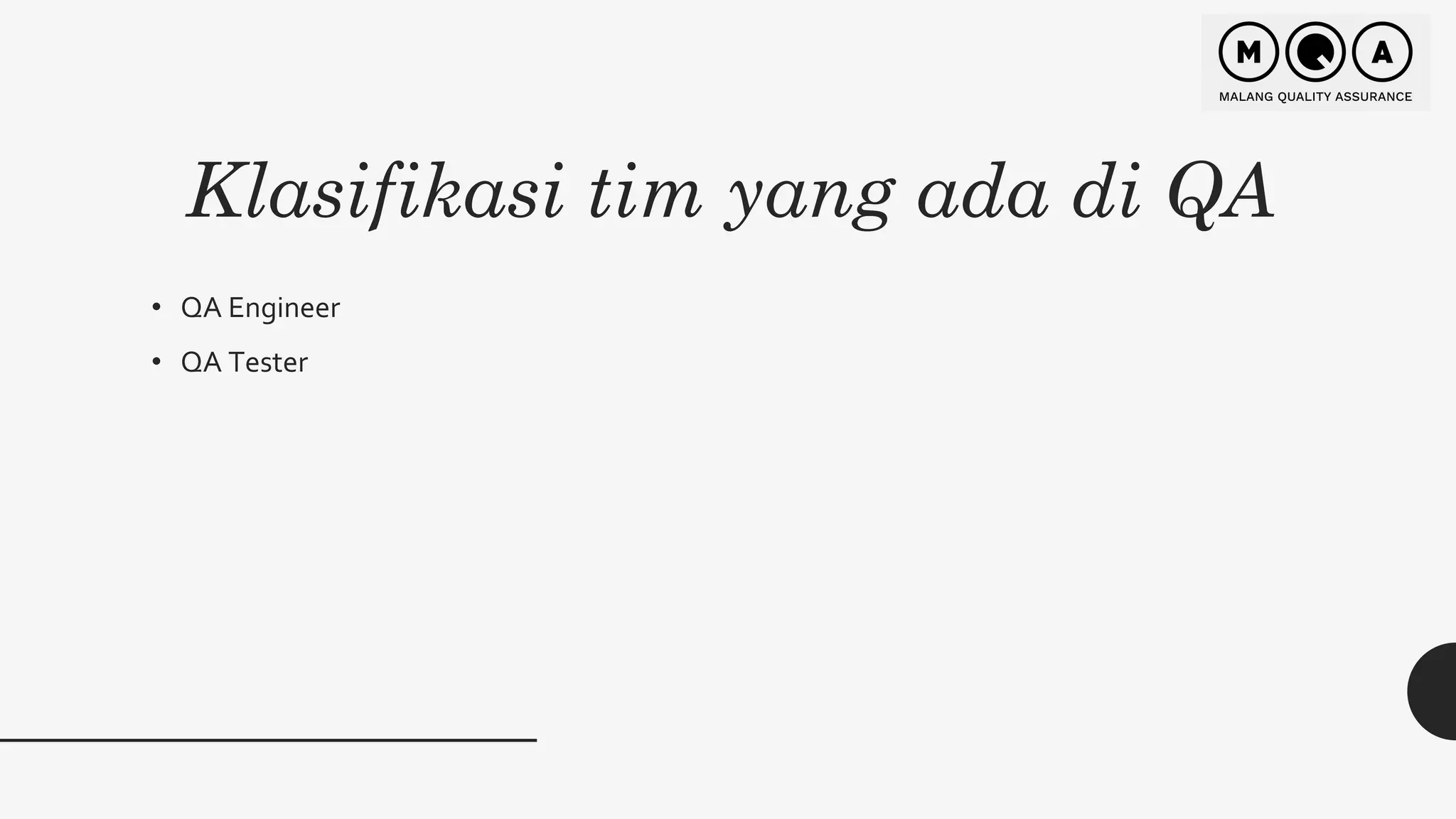 Meetup #1 - Introduction to Software Quality Assurance | PDF