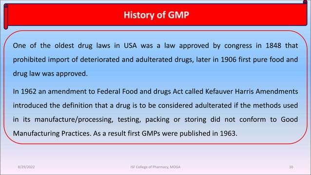 GLP and GMP | PPTX | Pharmaceutical Industry | Industries