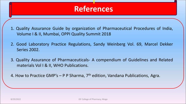 GLP and GMP | PPTX | Pharmaceutical Industry | Industries