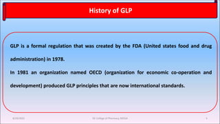 GLP and GMP | PPTX