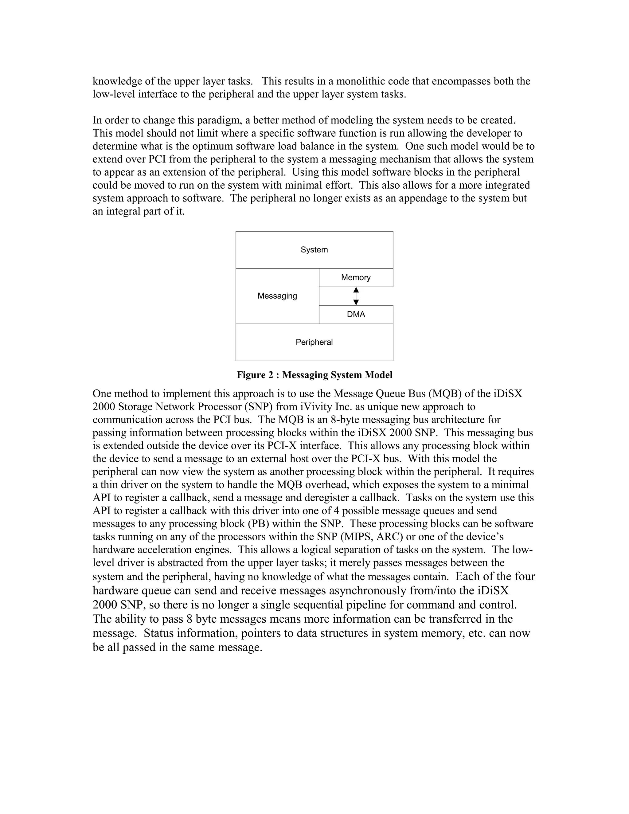 Improving software system load balancing using messaging. | PDF