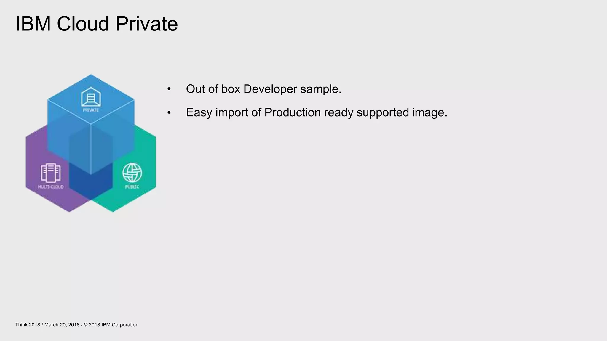 IBM MQ in Containers - Think 2018 | PPTX | Cloud Computing | Internet