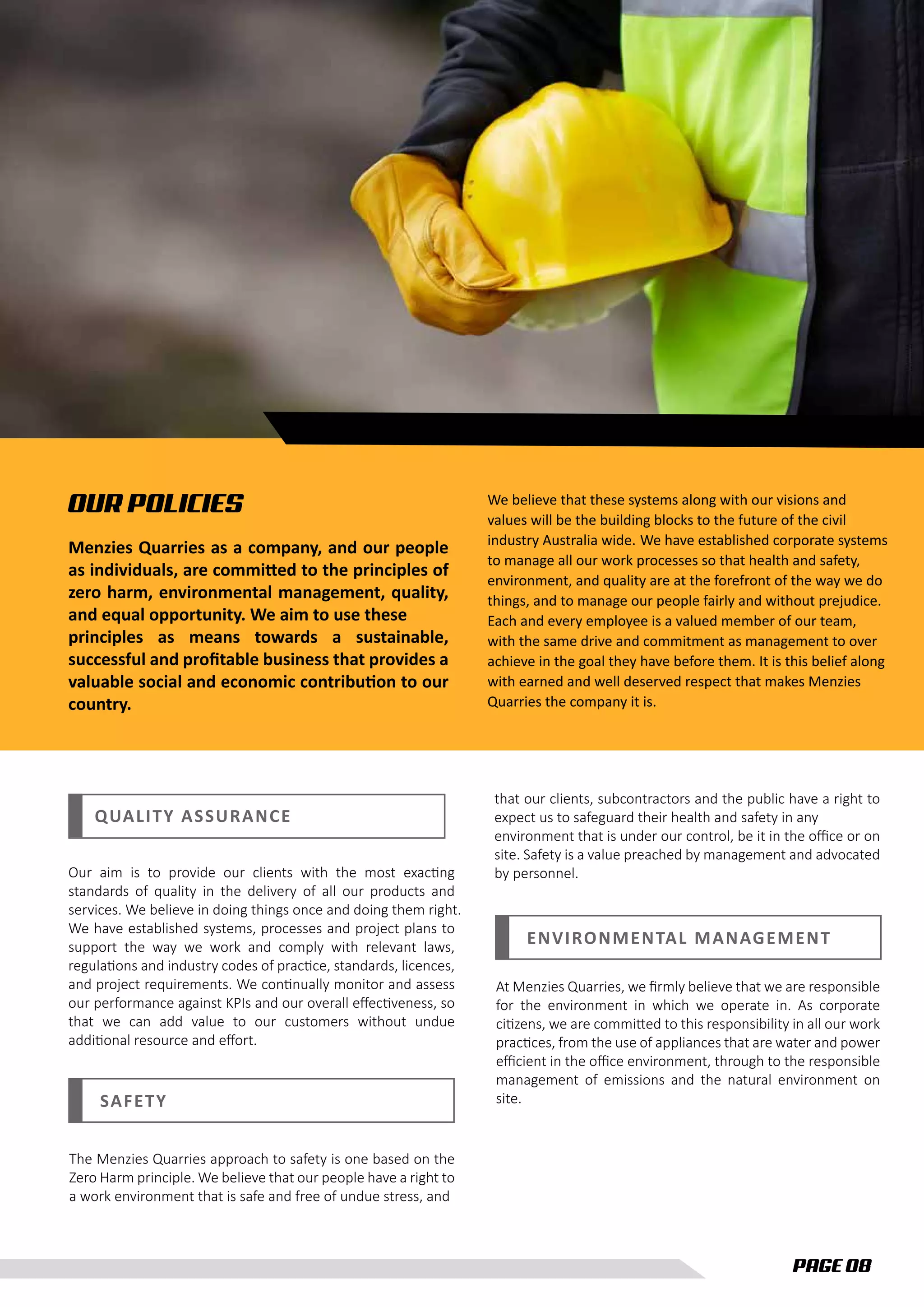 Menzies Quarries - Crushing & Screening Capabilities | PDF