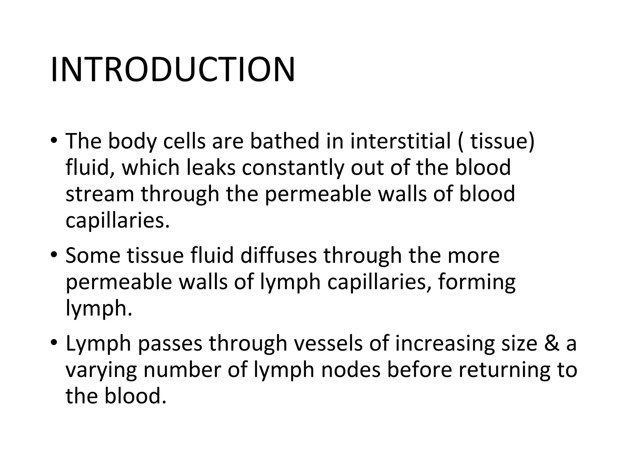 ANATOMY & PHYSIOLOGY OF THE LYMPHATIC SYSTEM | PPTX