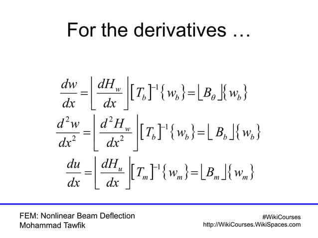 FEM: Nonlinear Beam Deflection Model (with Temperature) | PDF