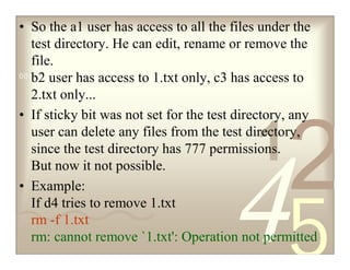 Sticky bit suid sgid | PDF | Operating Systems | Computer Software and ...
