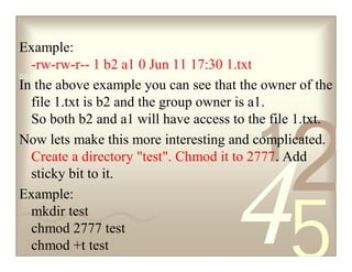 Sticky bit suid sgid | PDF | Operating Systems | Computer Software and ...