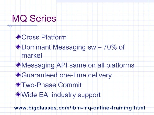 IBM MQ Online Tutorials | PPT