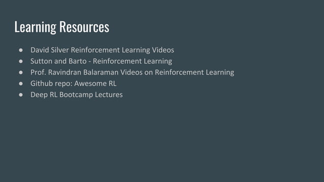 Introduction to reinforcement learning | PPTX