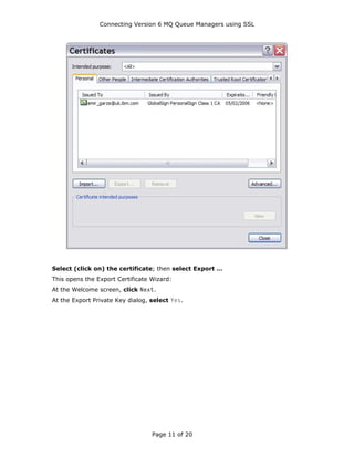 Mq ssl channels_on_windows | PDF | Information and Network Security | Computing