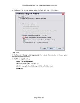 Mq ssl channels_on_windows | PDF | Information and Network Security | Computing