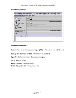 Mq ssl channels_on_windows | PDF | Information and Network Security | Computing