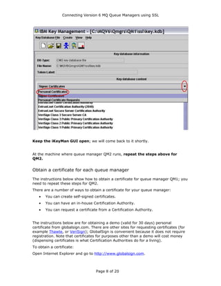Mq ssl channels_on_windows | PDF | Information and Network Security | Computing