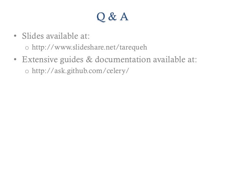 Life in a Queue - Using Message Queue with django