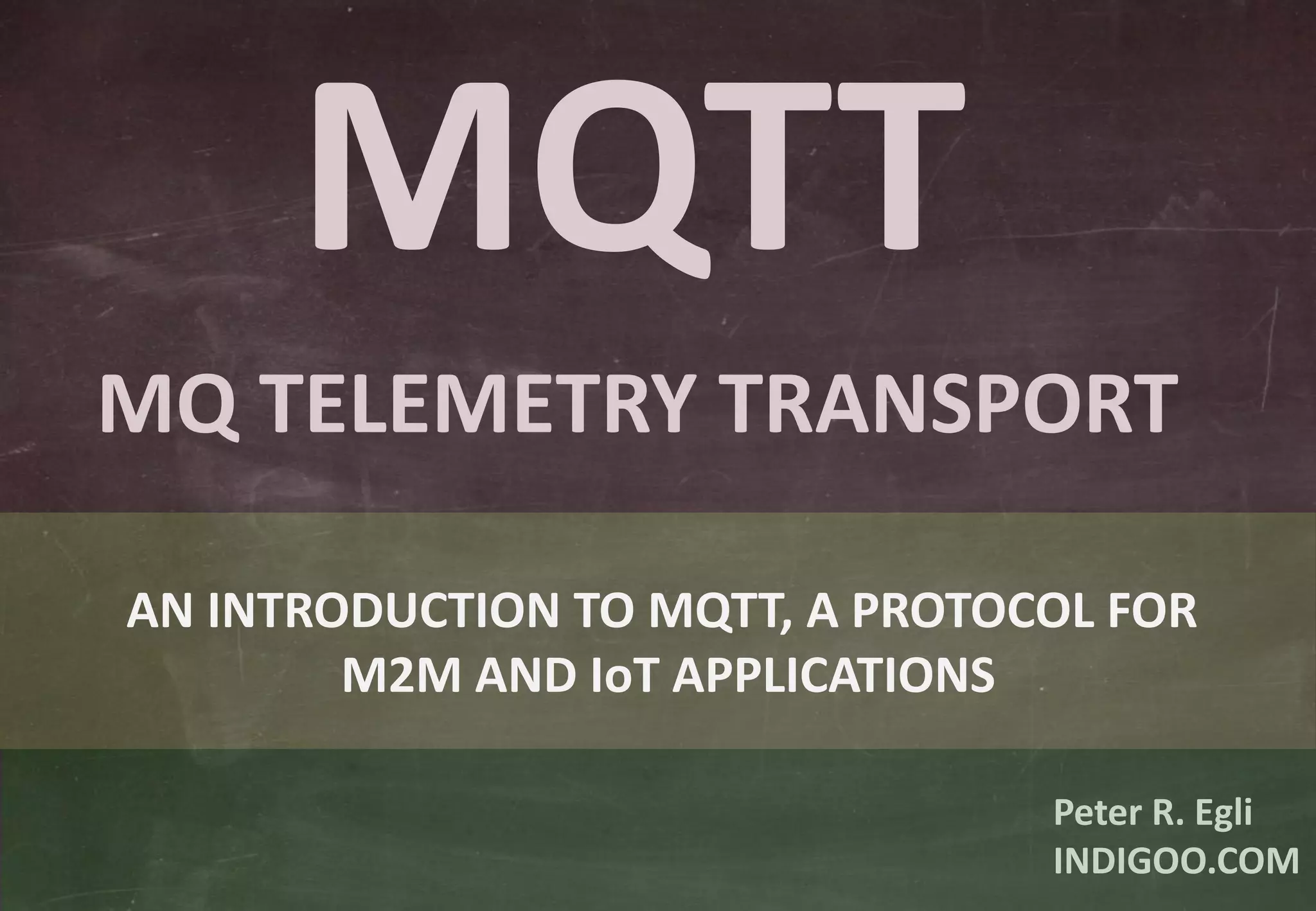 MQTT - MQ Telemetry Transport for Message Queueing | PDF