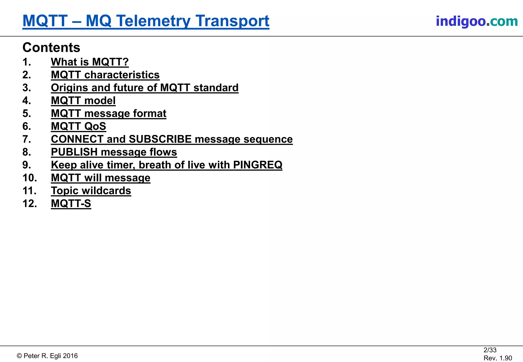 MQTT - MQ Telemetry Transport for Message Queueing | PDF