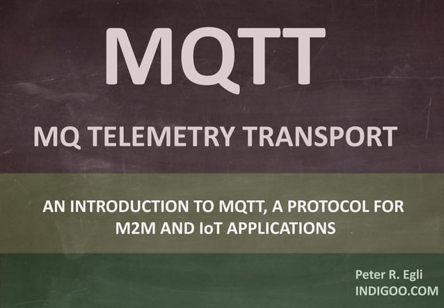 MQTT - MQ Telemetry Transport for Message Queueing | PDF