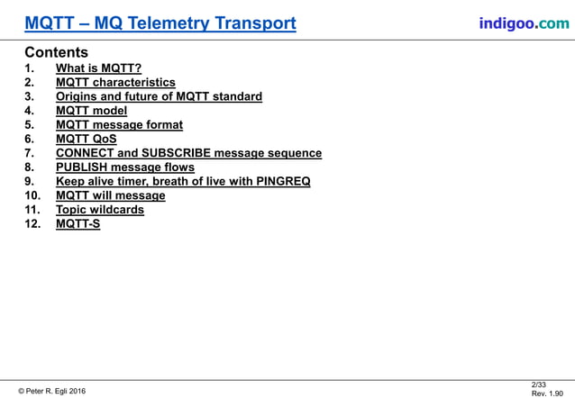 MQTT - MQ Telemetry Transport for Message Queueing | PDF