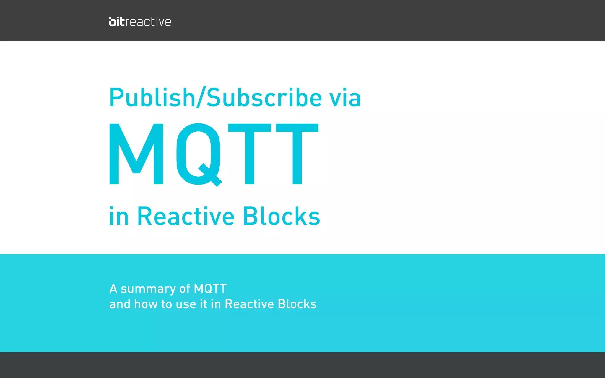 MQTT in Reactive Blocks | PPT