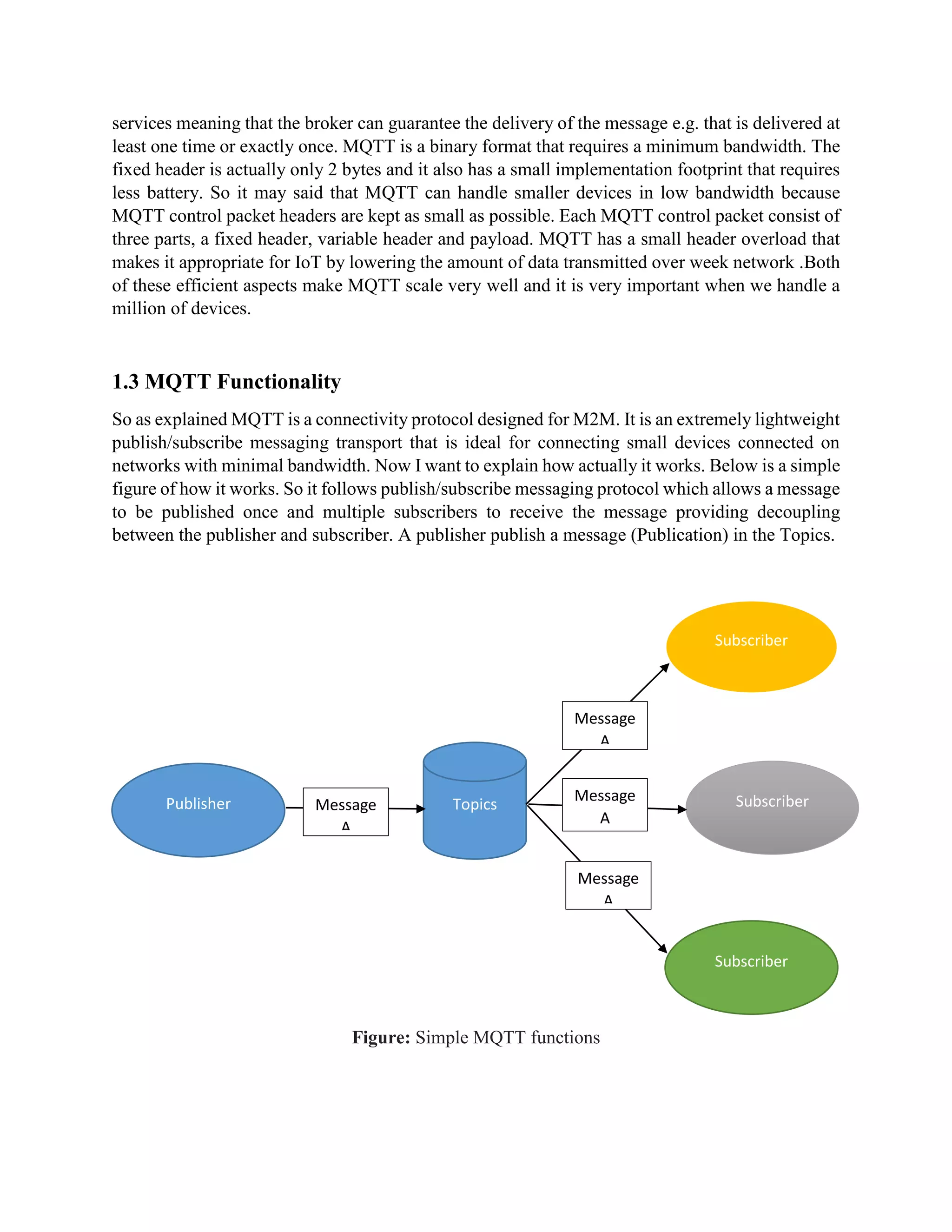 A Short Report on MQTT protocol for Internet of Things(IoT) | PDF | Internet | Computing