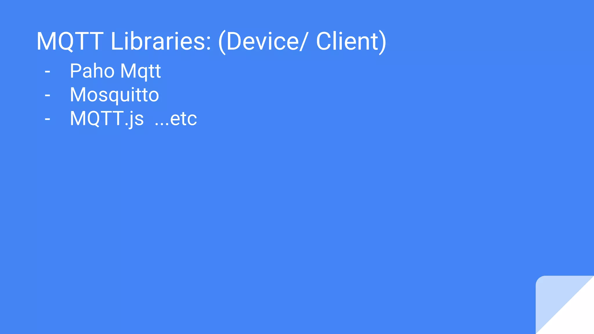 Understanding of MQTT for IoT Projects | PPT