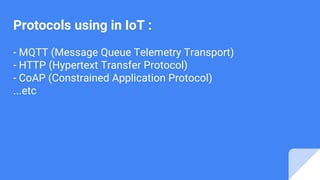 Understanding of MQTT for IoT Projects | PPT