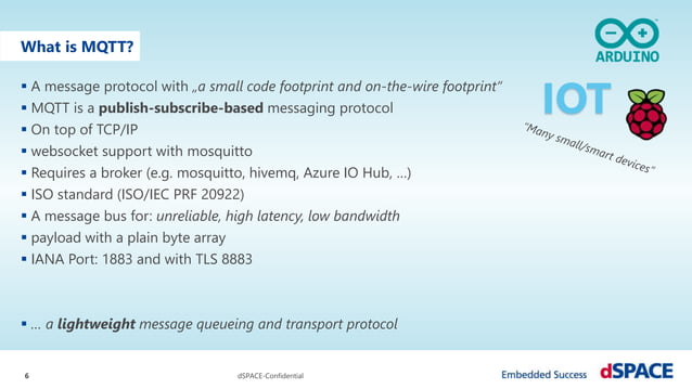 MQTT with .NET Core | PPT