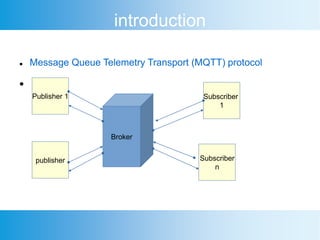 Mqtt protocol in IoT | PPTX