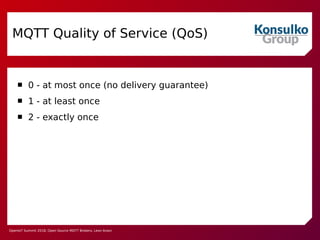 Open Source MQTT Brokers | PDF