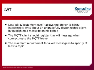 Open Source MQTT Brokers | PDF